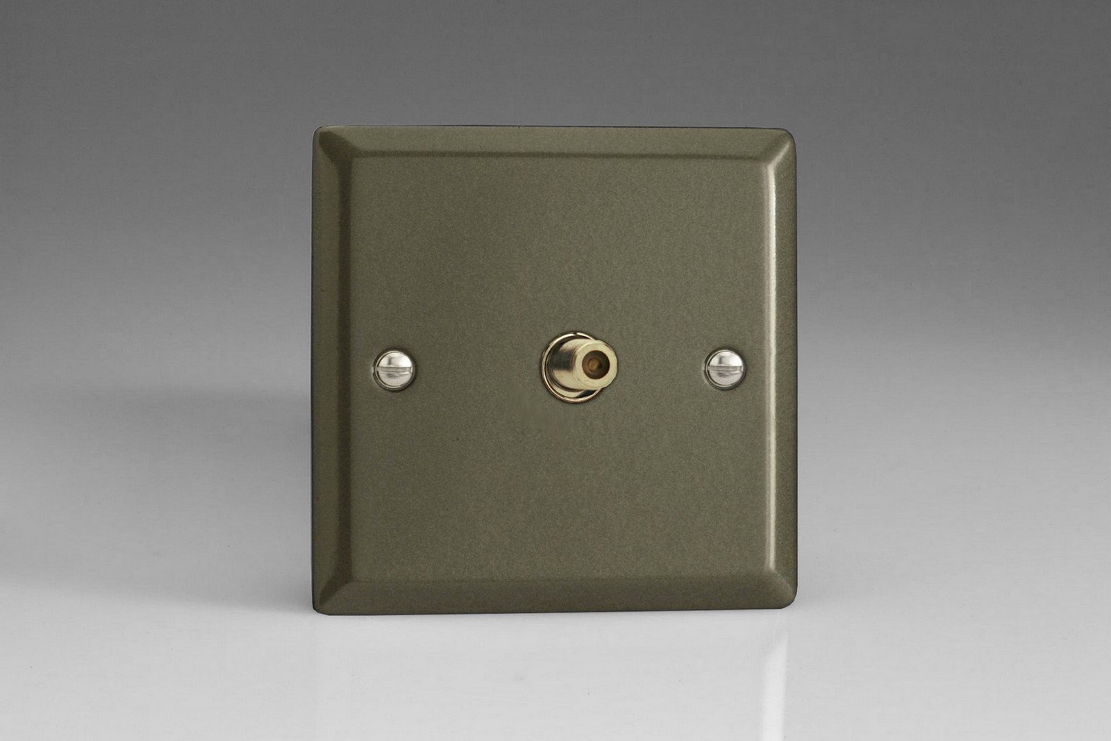 Varilight Classic Graphite 1-Gang TV Socket, F-Type Satellite - Switch ... Varilight Classic Graphite 1-Gang TV Socket, F-Type Satellite - Switch ...